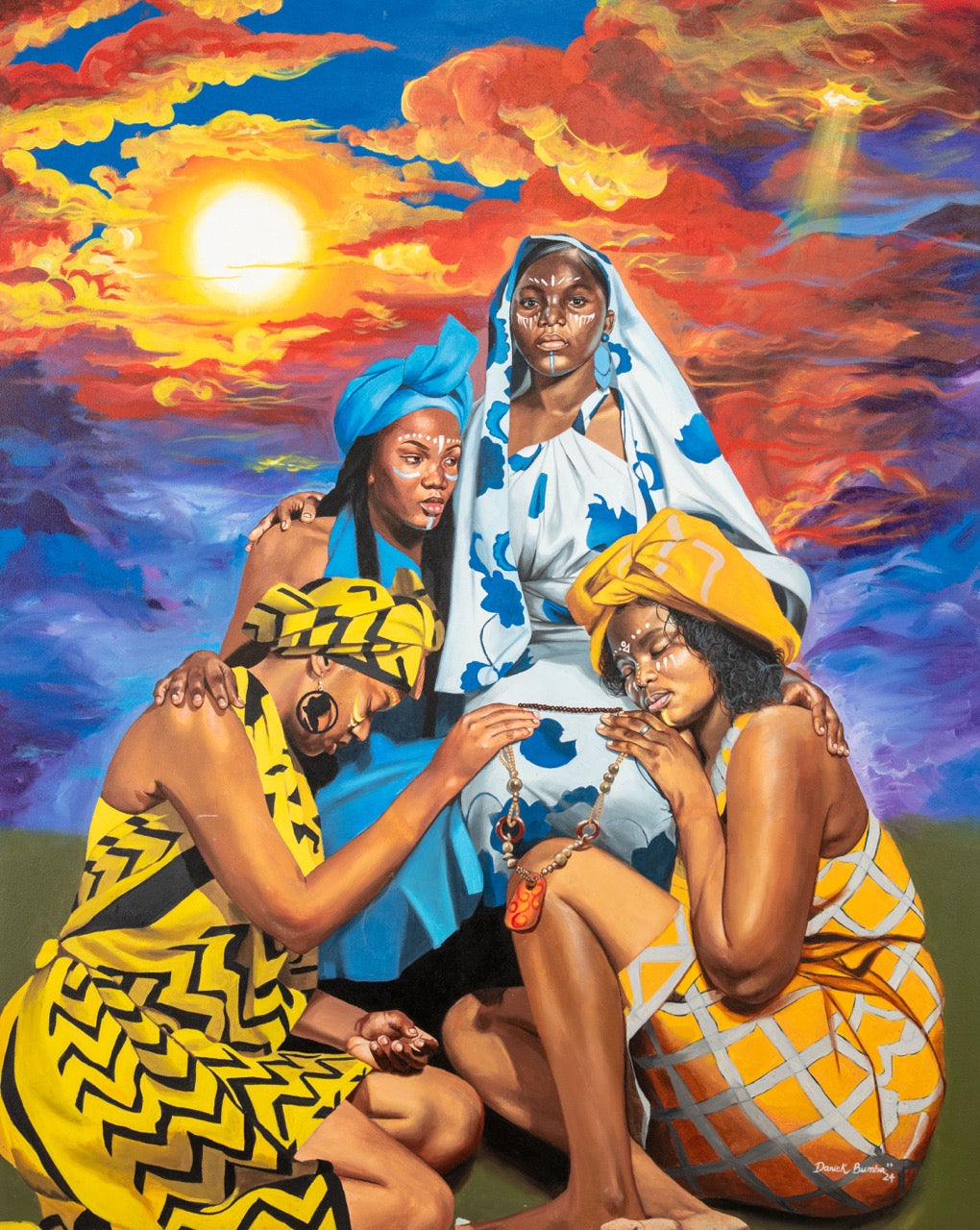 The Balance, Painting by Danick Bumba | AFRIKANIZM ART