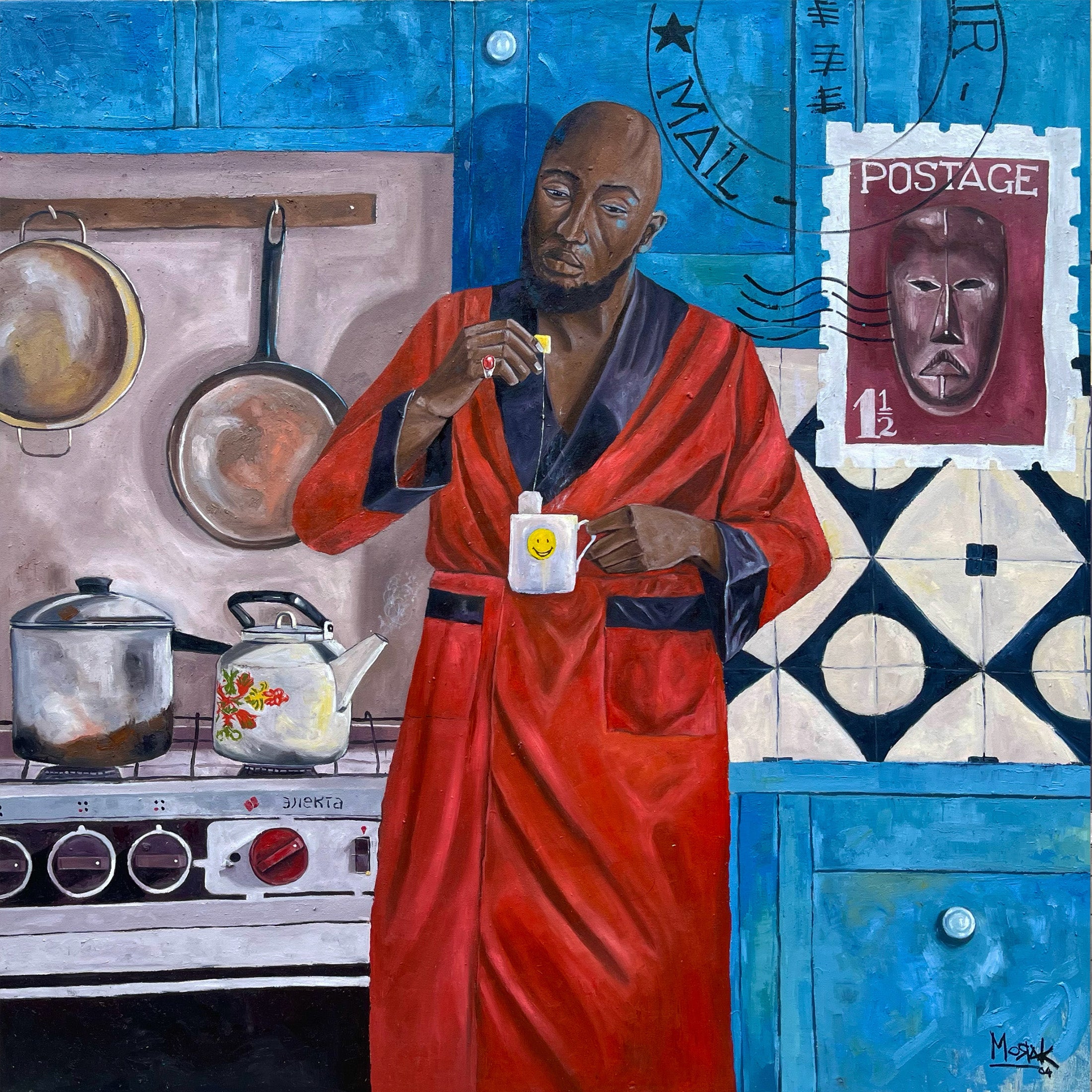 Rise and Shine, Painting by Morakinyo Femi | AFRIKANIZM ART