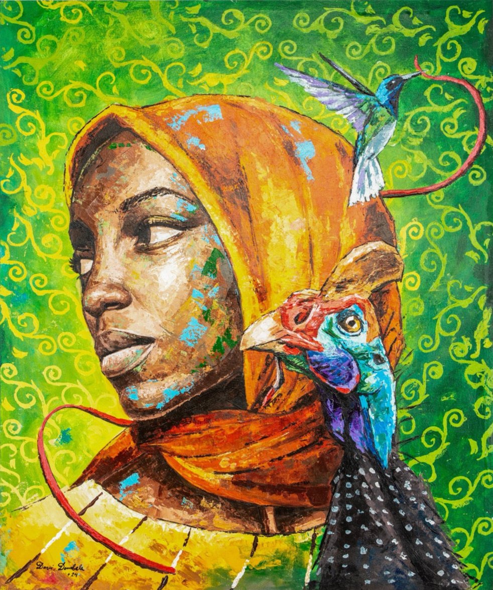 "D'Angola", Painting by Davi Dombele | AFRIKANIZM ART