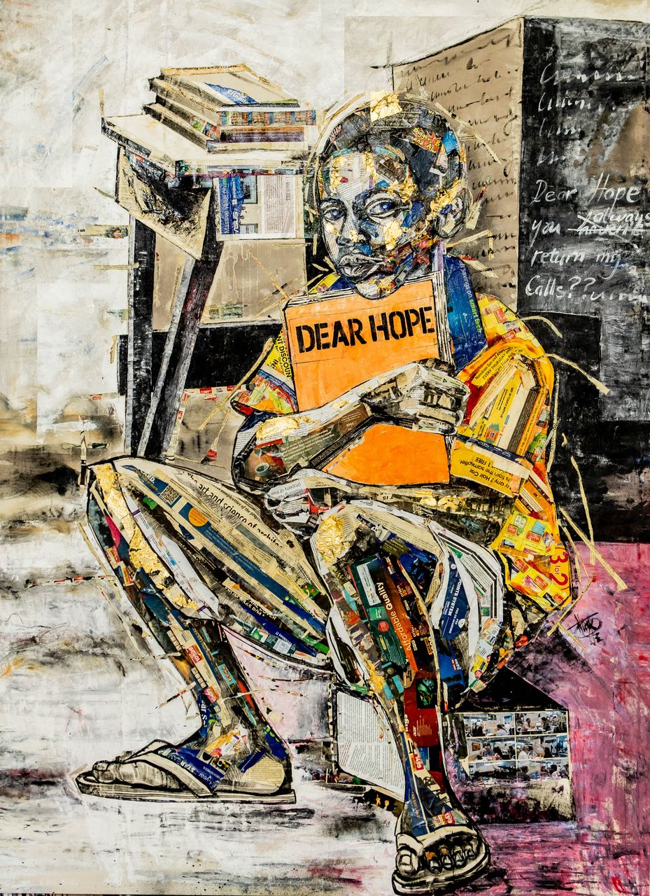 Dear Hope, Painting by Hage | AFRIKANIZM ART