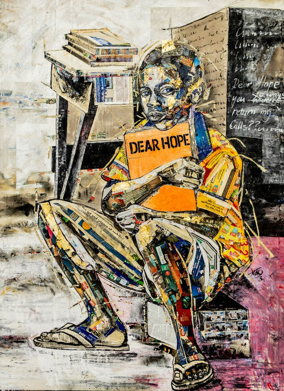 Dear Hope, Painting by Hage | AFRIKANIZM ART