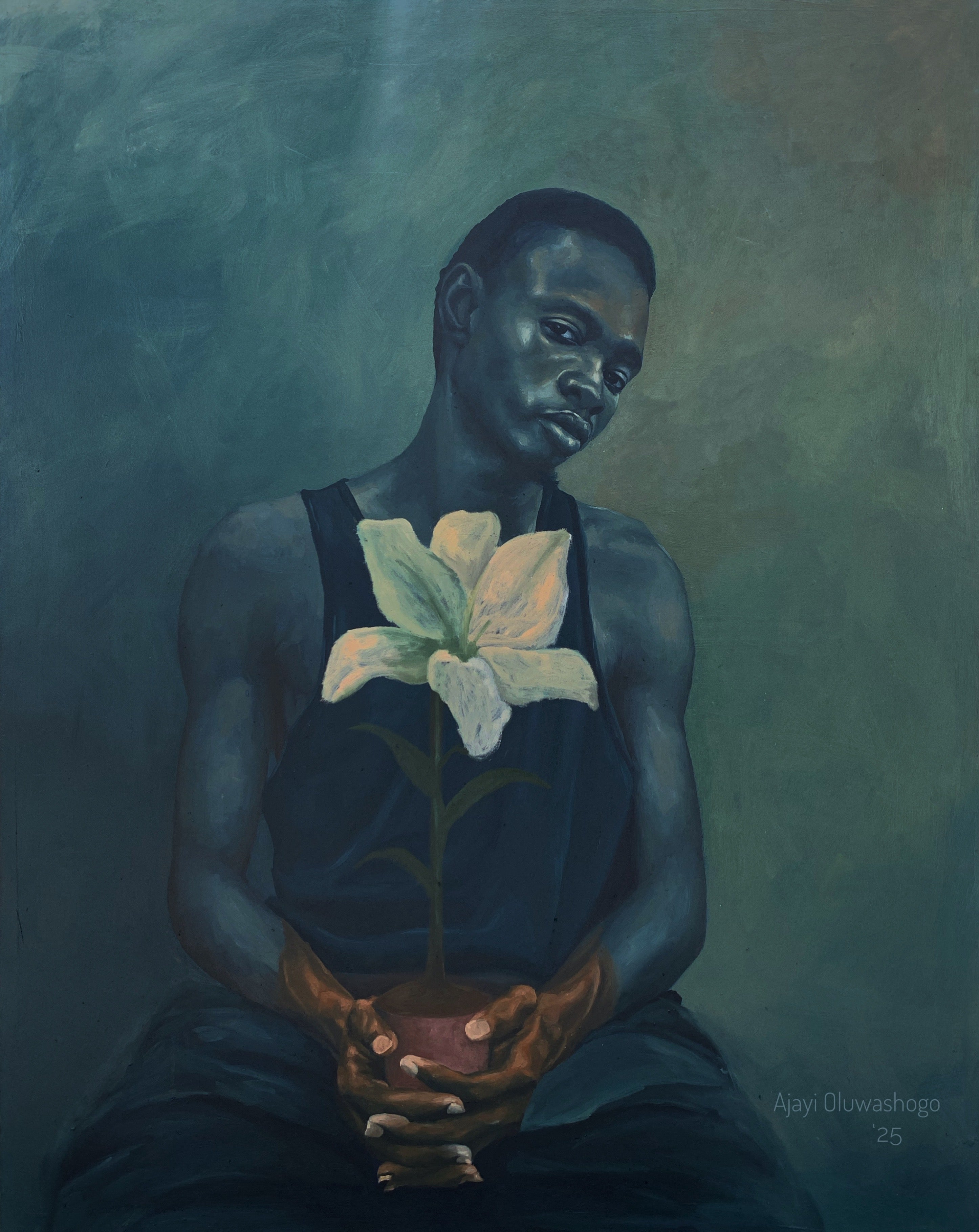 Eden, Painting by Ajayi Oluwashogo | AFRIKANIZM ART