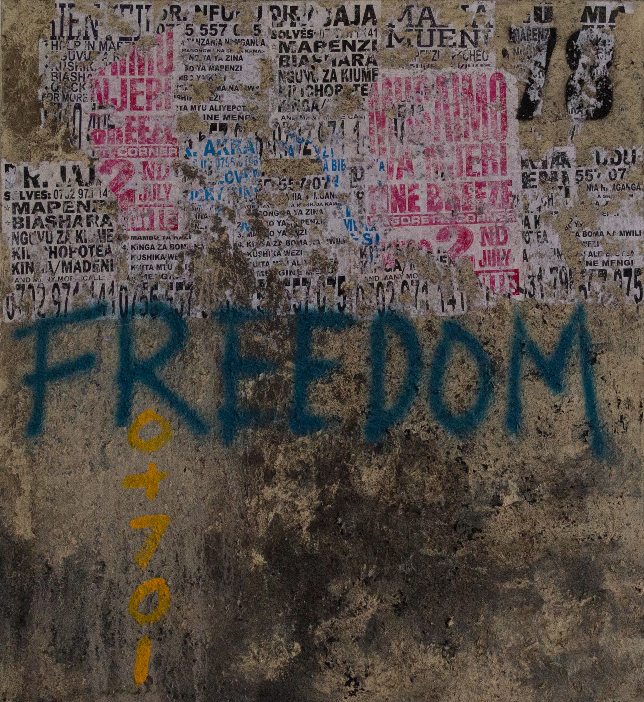 Freedom is Coming, Painting by Onyis Martin | AFRIKANIZM ART