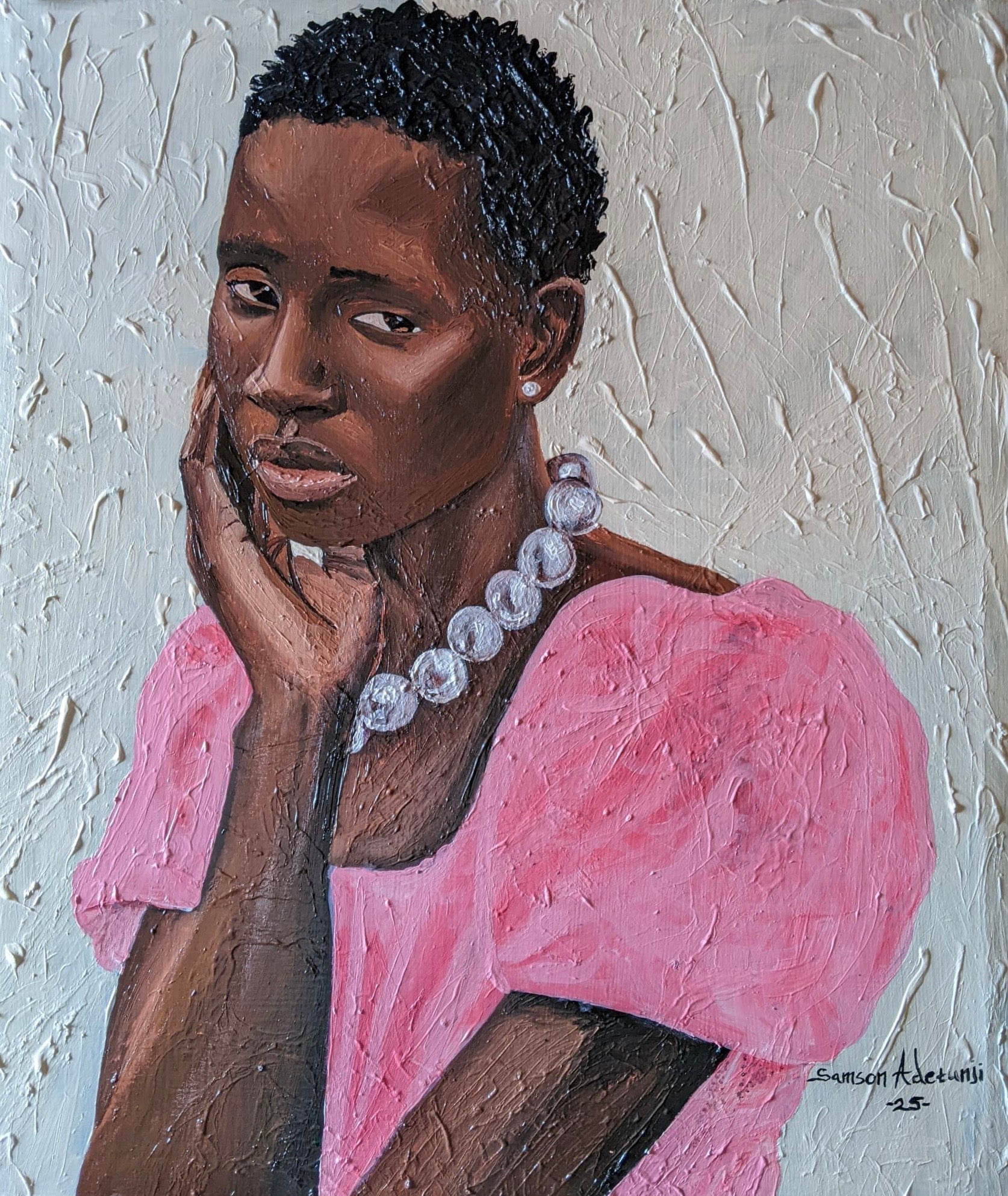 Gaze (2025) | Figurative Portraiture – AFRIKANIZM ART