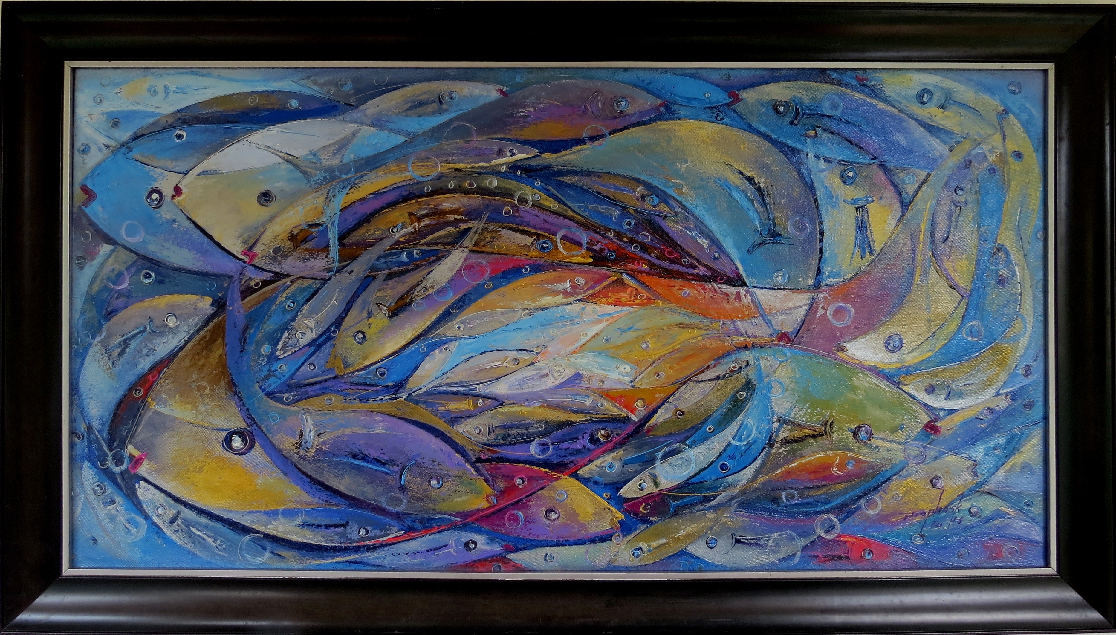 Interdependency (2016) | Expressionism Acrylic Art – AFRIKANIZM ART