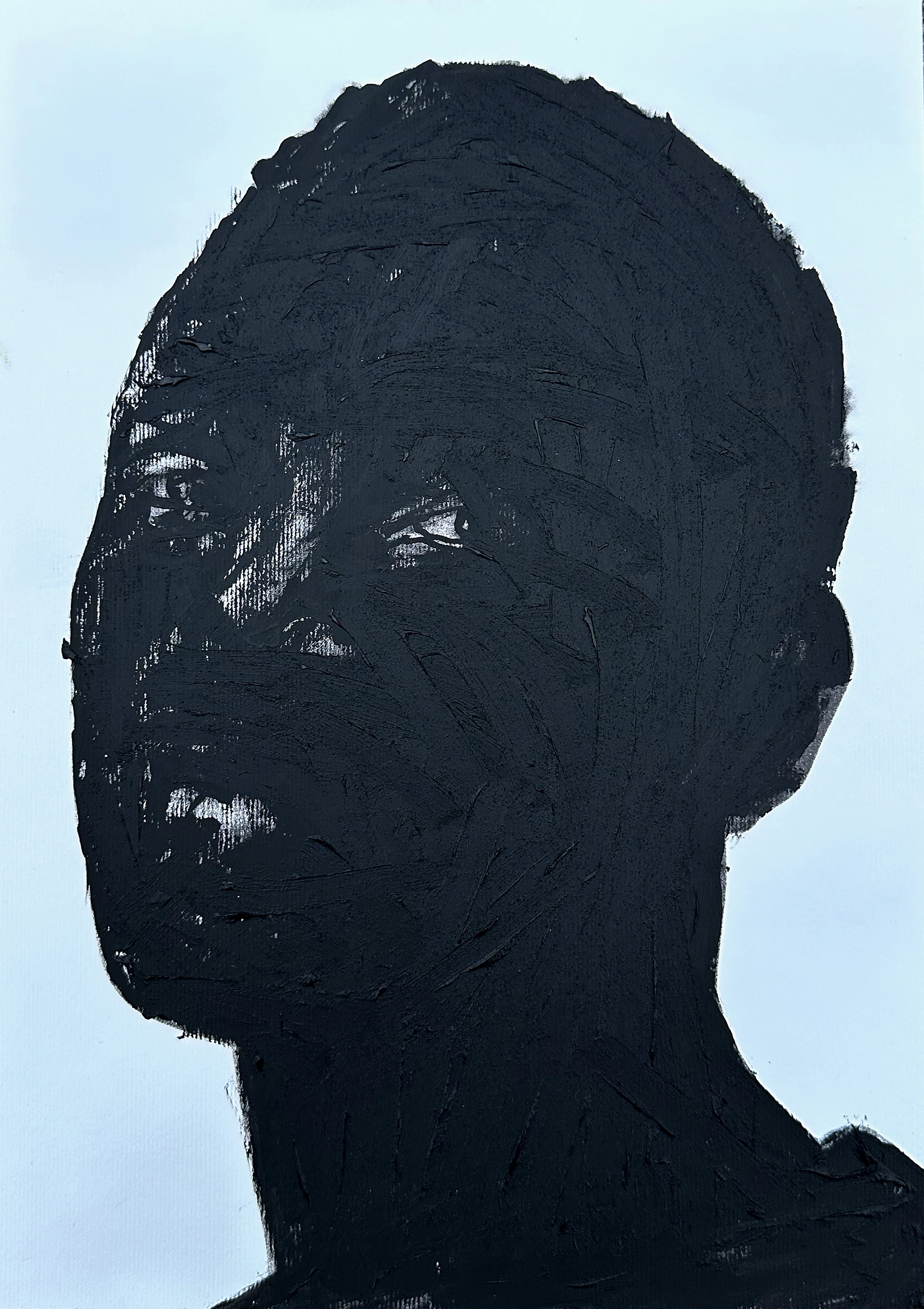 Portrait of Absence (XXI) (2024) | Figurative Expressionism ...