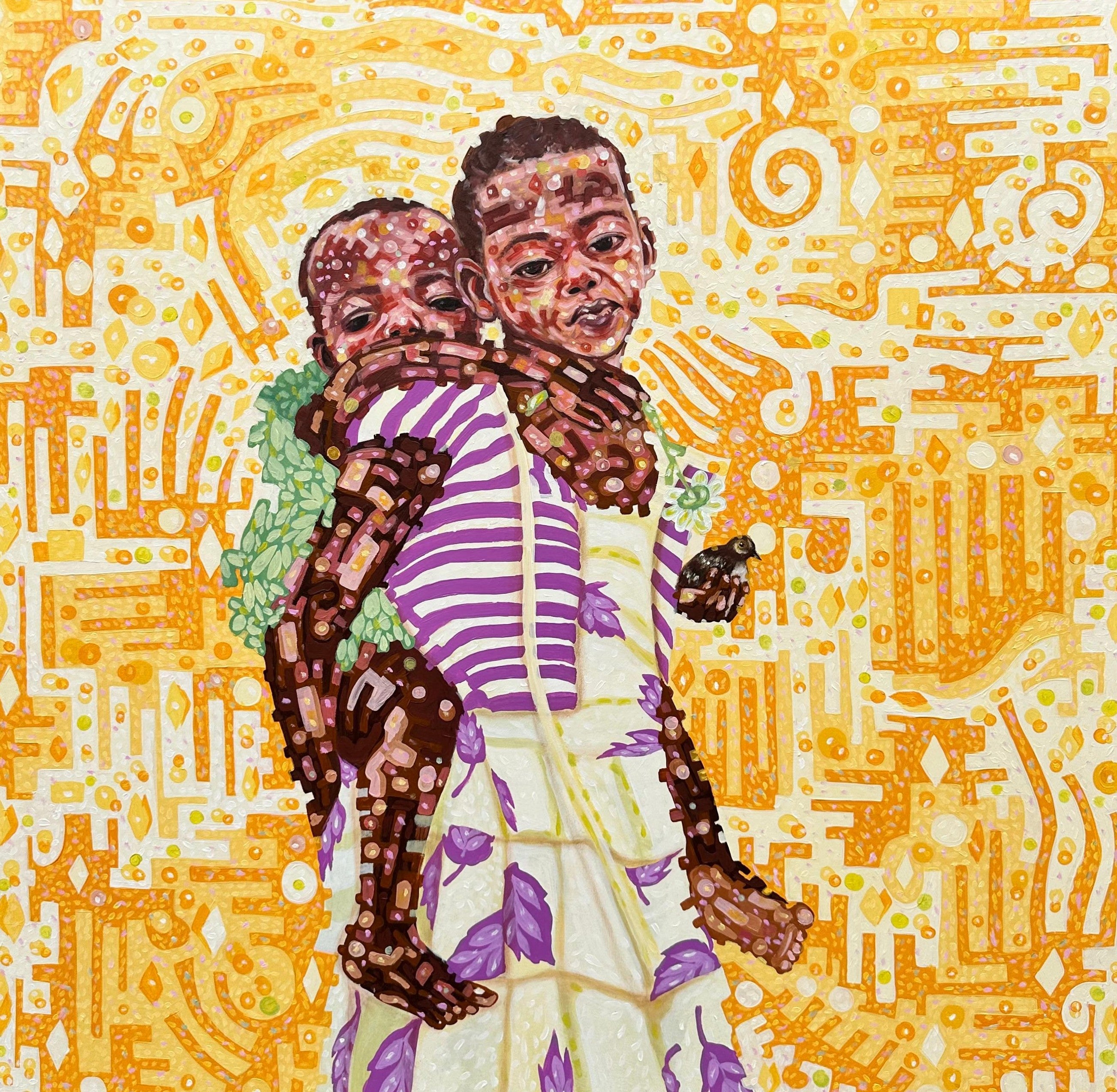 Responsibility, Painting by Alcides Malaika | AFRIKANIZM ART