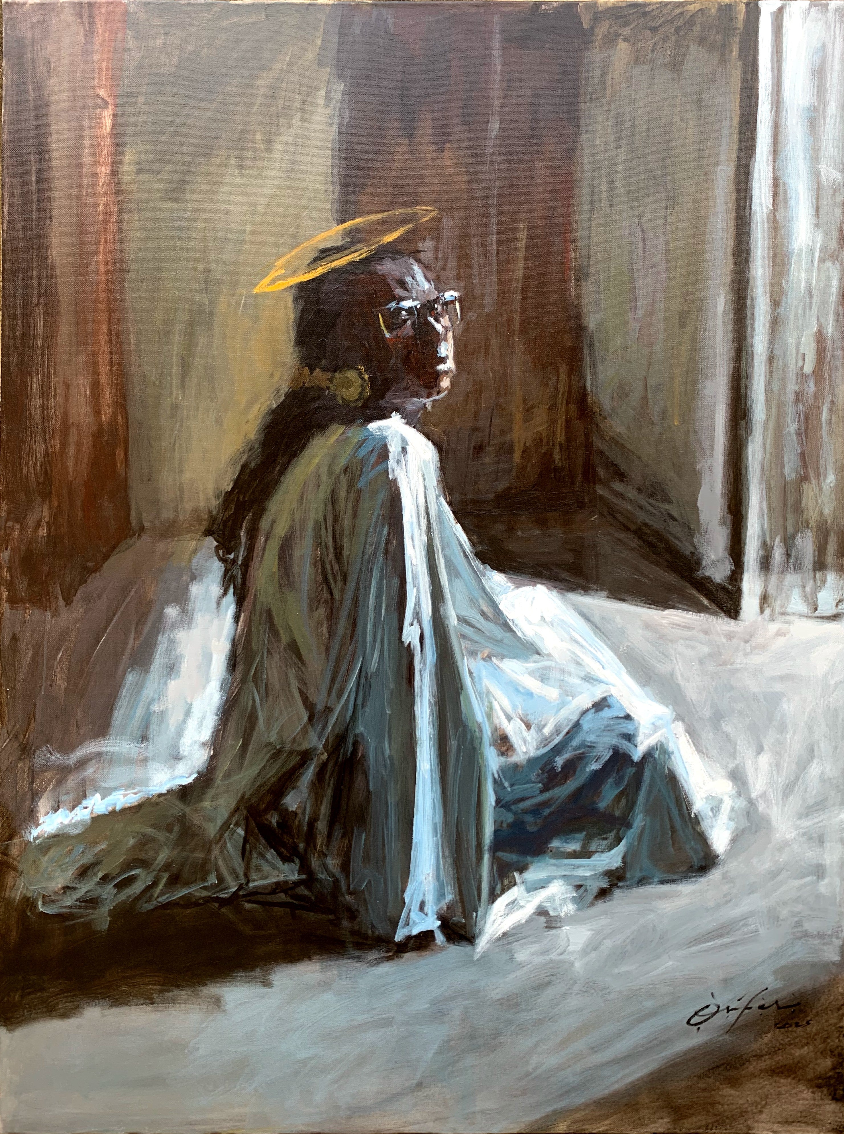 Saint Within (2025) | Realism Figurative Acrylic – AFRIKANIZM ART