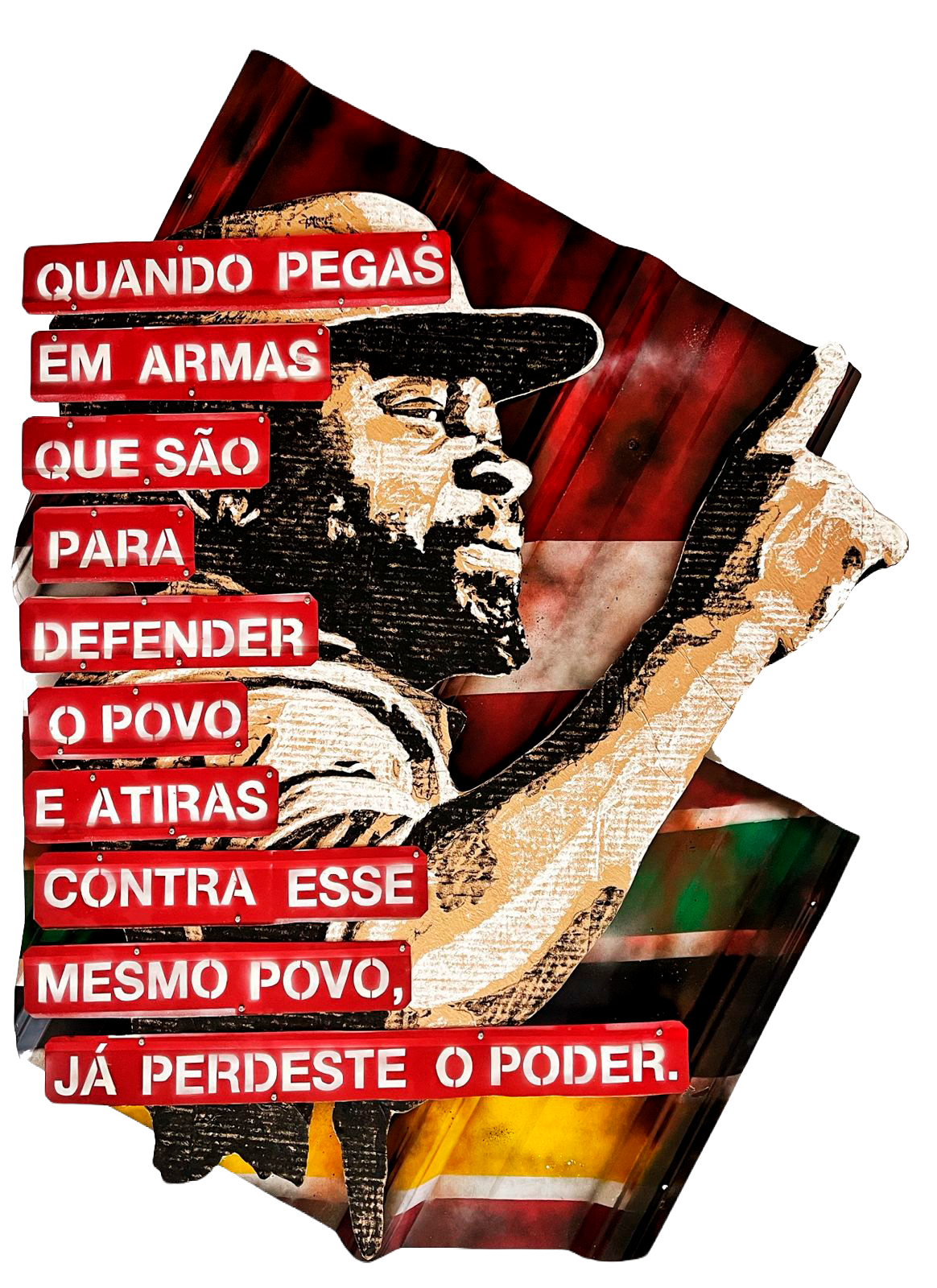 Samora Machel, Painting by Rómulo Santa Rita | AFRIKANIZM ART