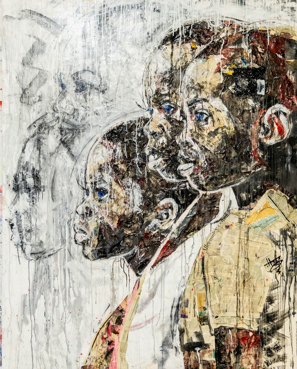 Still you only you always you, Painting by Hage | AFRIKANIZM ART