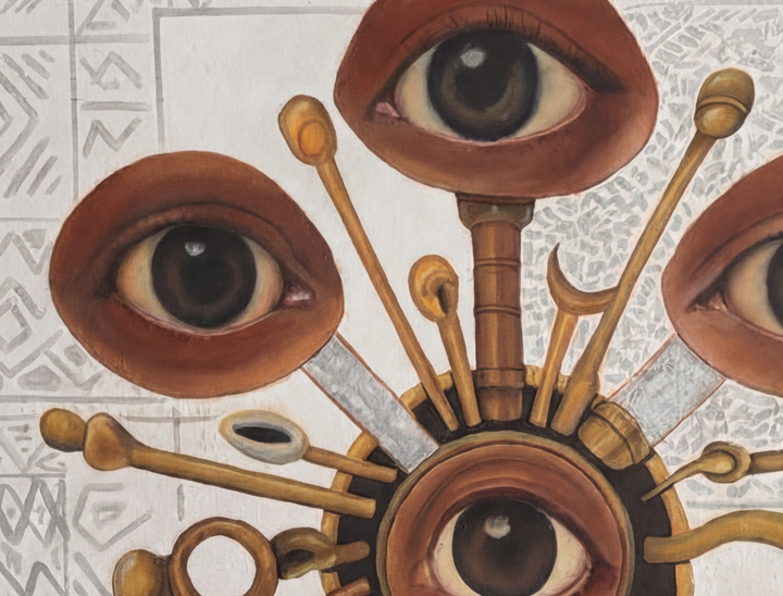 The Machine Of The Unconcious, Painting by Jorge William | AFRIKANIZM ART