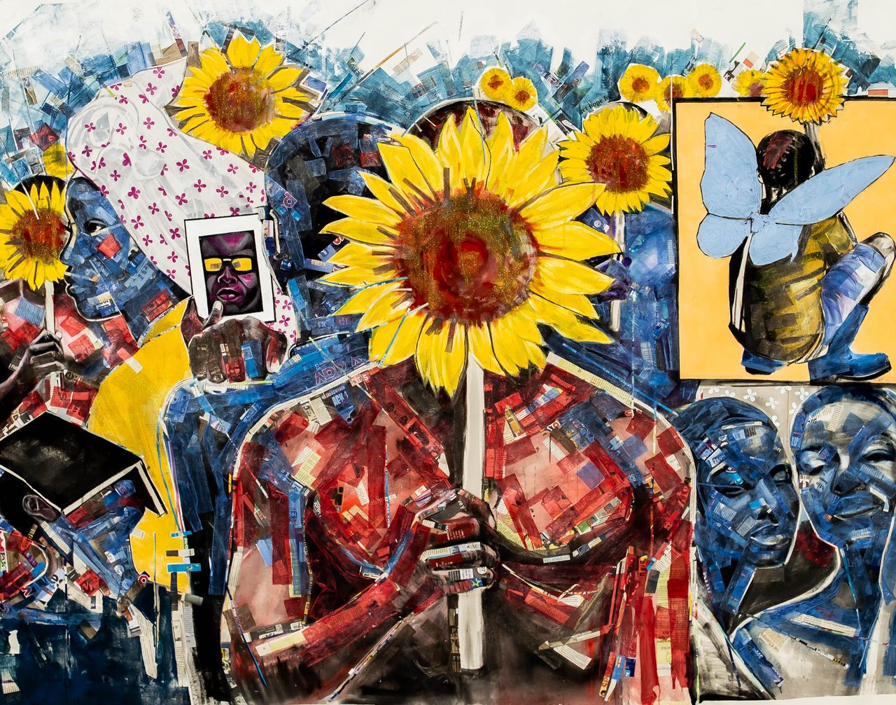 Untitled II, Painting by Hage | AFRIKANIZM ART