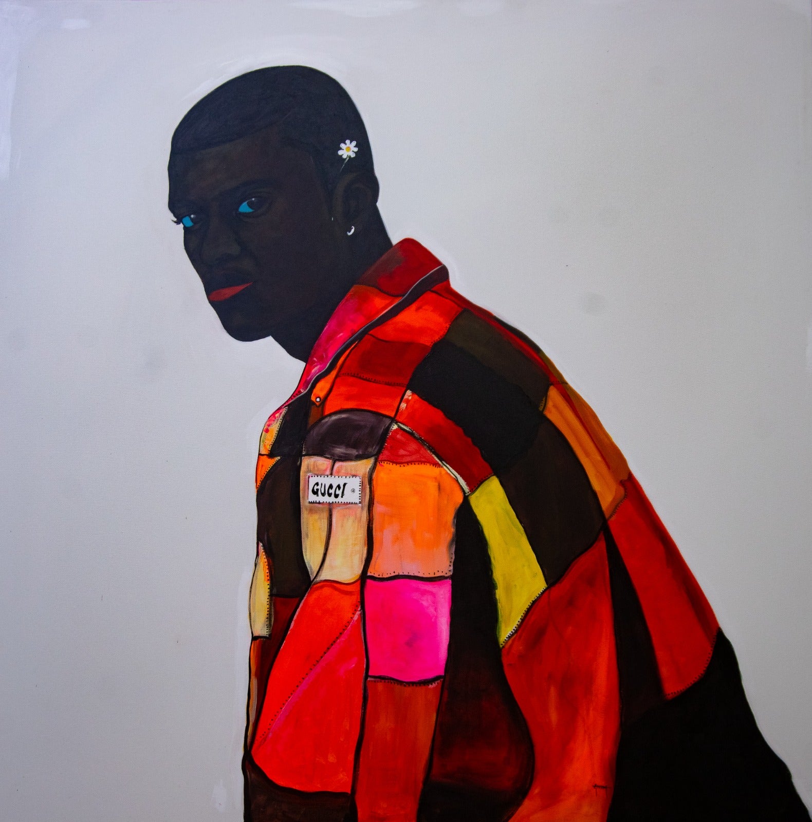 Self Love , Painting by Robert Osei Anim | AFRIKANIZM ART – Afrikanizm