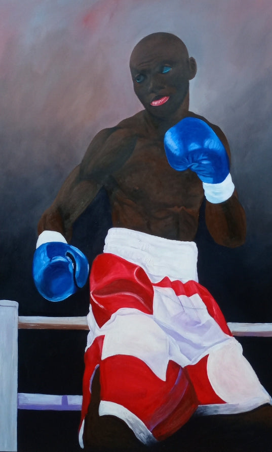 Last Man Standing, Painting by Robert Osei Anim | AFRIKANIZM ART