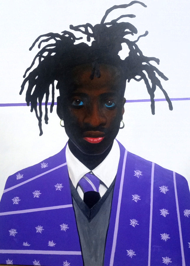 Young Professor, Painting by Robert Osei Anim | AFRIKANIZM ART