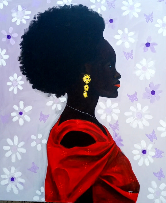 Vals Day, Painting by Robert Osei Anim | AFRIKANIZM ART – Afrikanizm