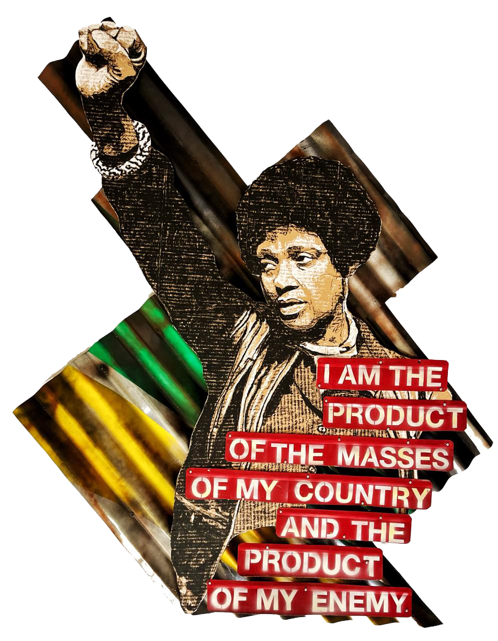 Winnie Mandela, Painting by Rómulo Santa Rita | AFRIKANIZM ART
