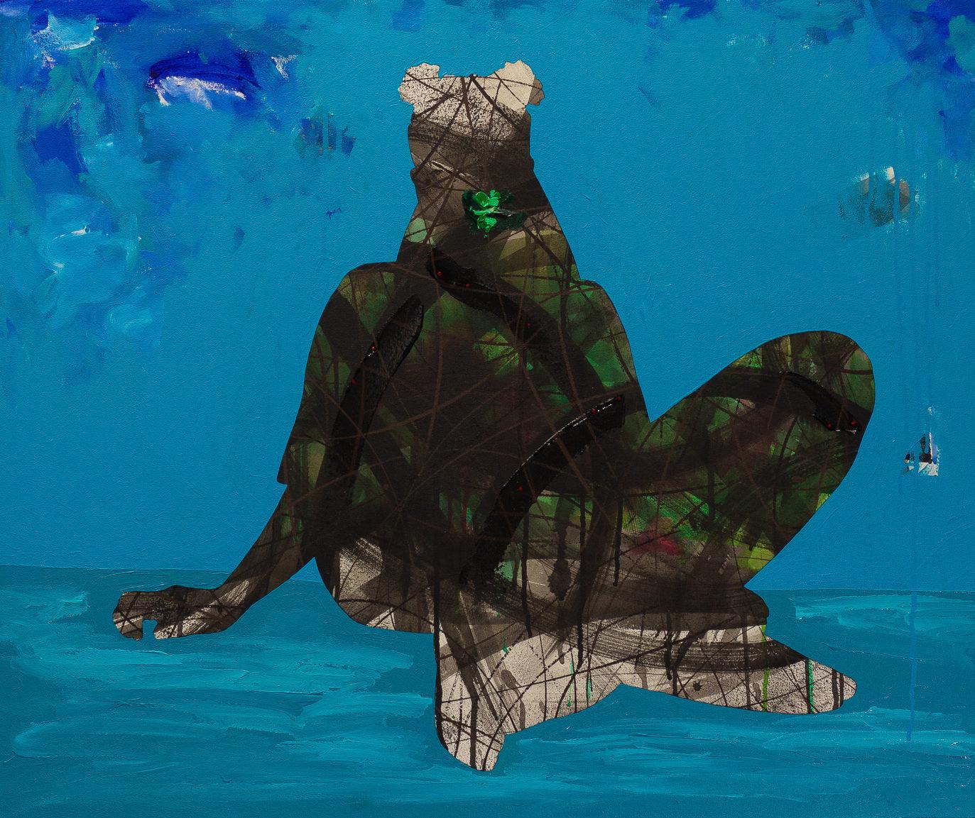 Caged Soul (2023) | Acrylic Figurative Painting – AFRIKANIZM ART