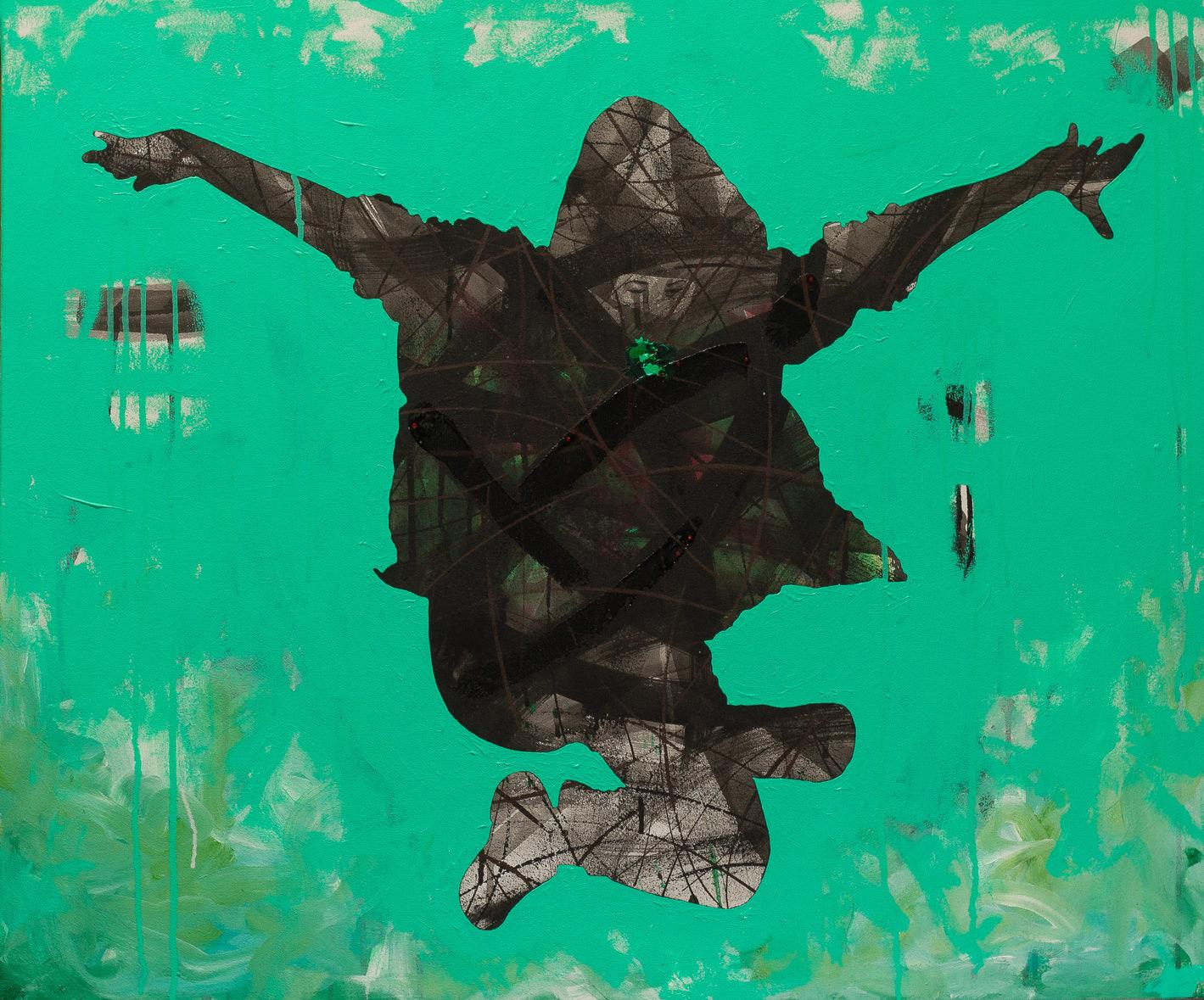 Flight Subconscious, Painting by Israel Padonu | AFRIKANIZM ART