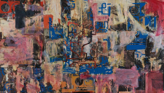 La grife se moi! (2023) | Abstract Serigraphy Collage Painting ...